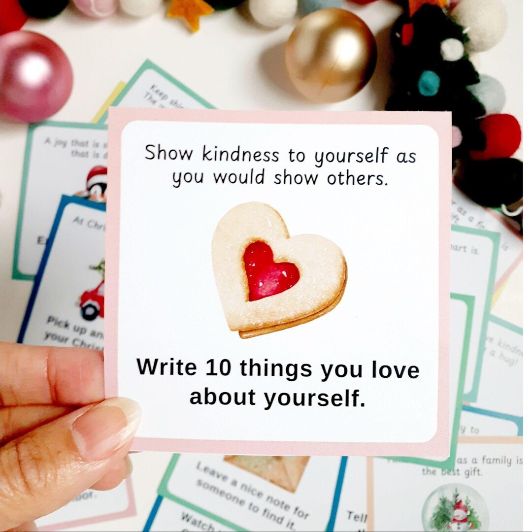 Christmas Kindness Advent Calendar Cards: 24 Days of Activities ...