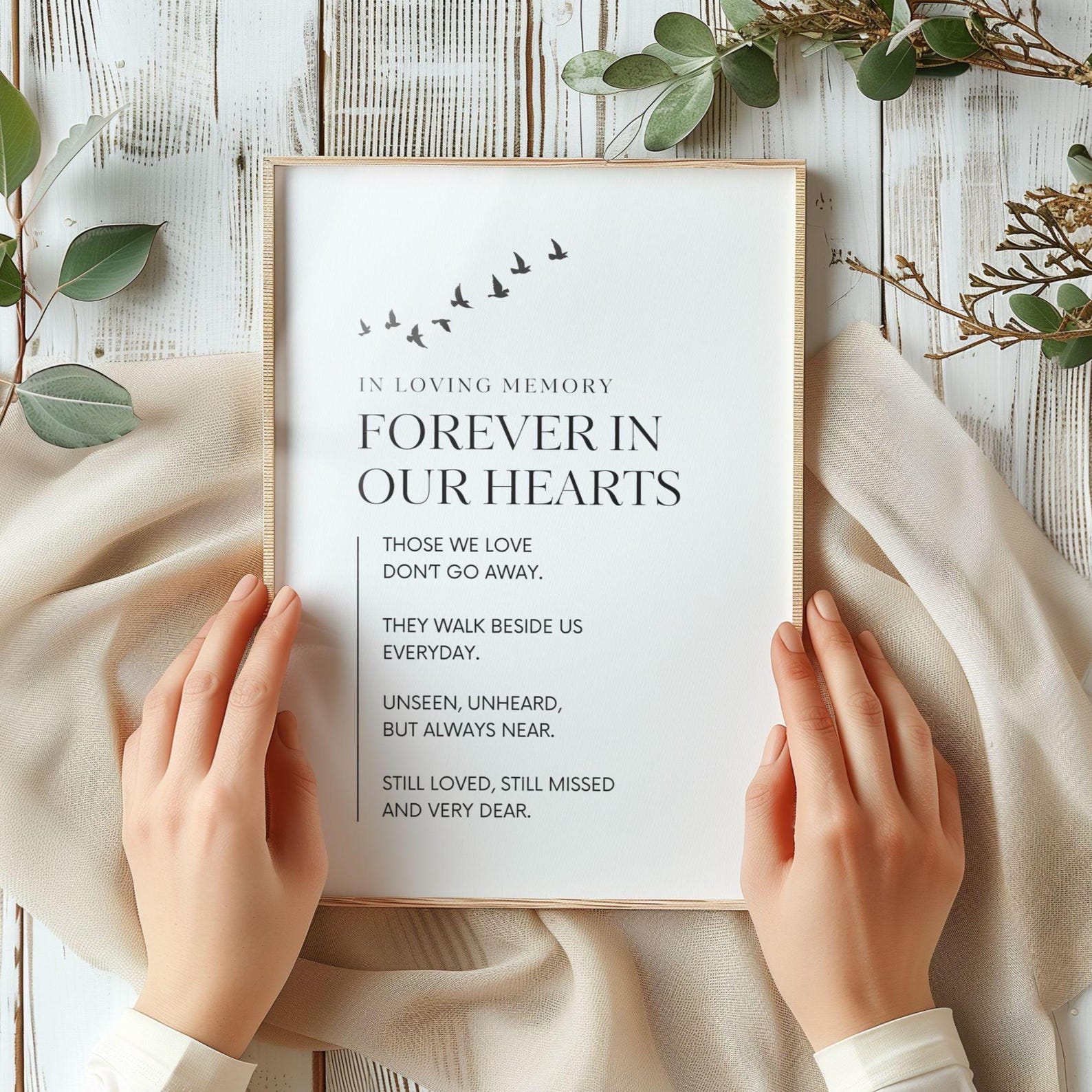 Funeral Poem Sign – Memorial Table Decor (instant Download) - Etsy