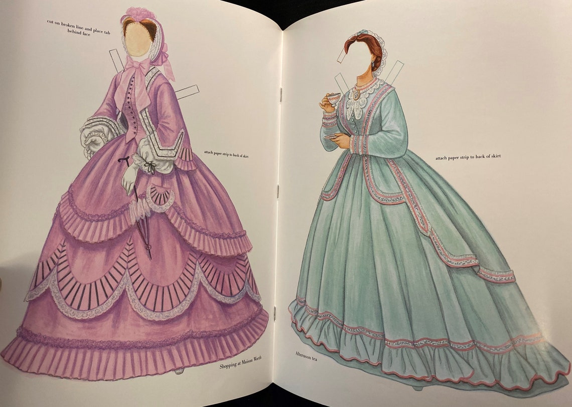 Victorian Debutante Paper Doll Brenda Sneathen Mattox Dover Etsy Ireland
