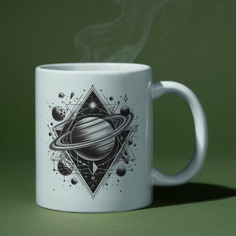 Saturn Space Geometry SVG - Planet Saturn Png - Space Landscape ...