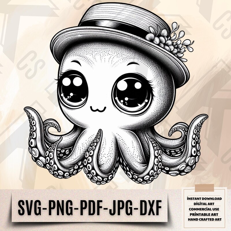 Octopus Hat - Etsy