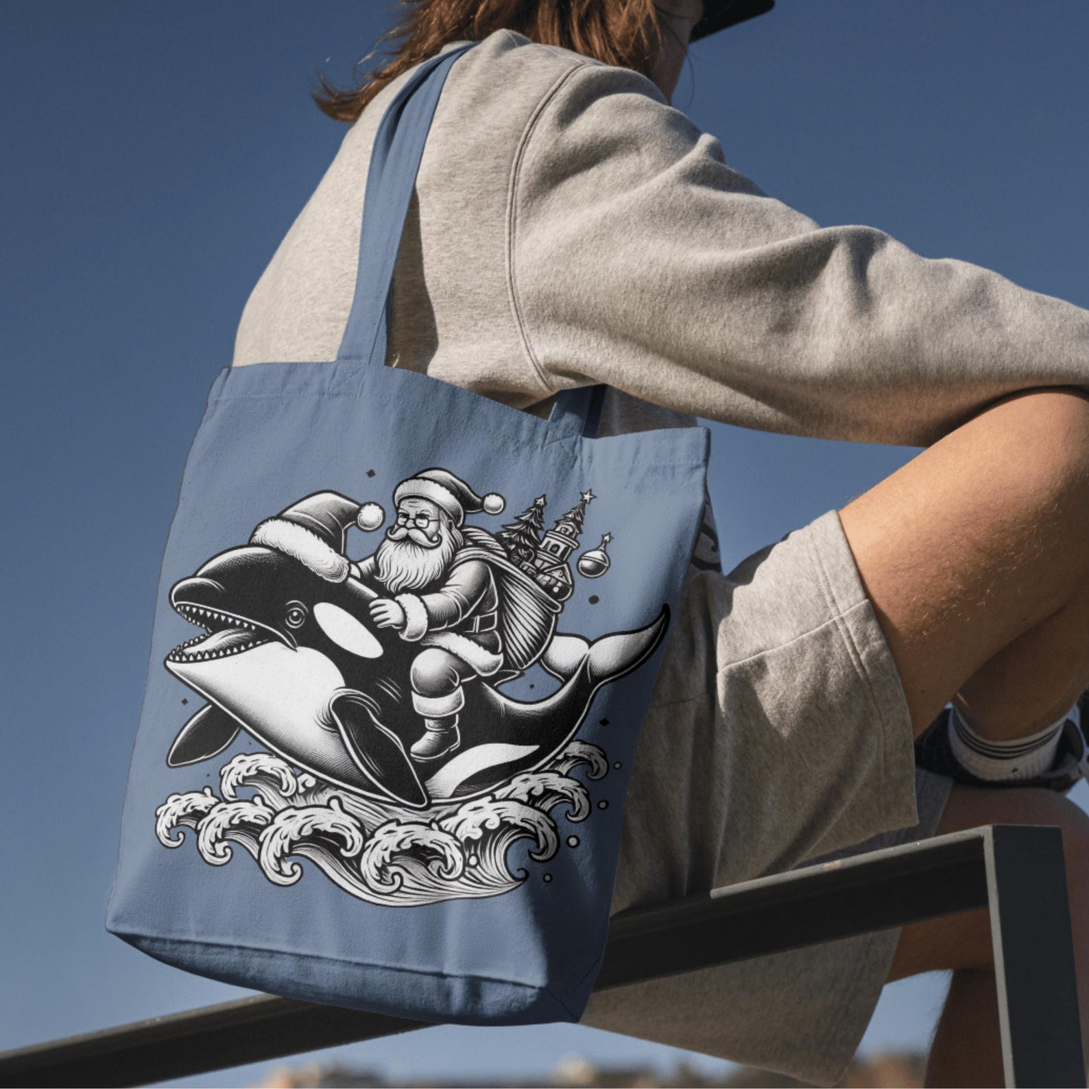 Orka Svg, Santa Png, Santa Face Pdf, Santa's Gift, Christmas Killer ...