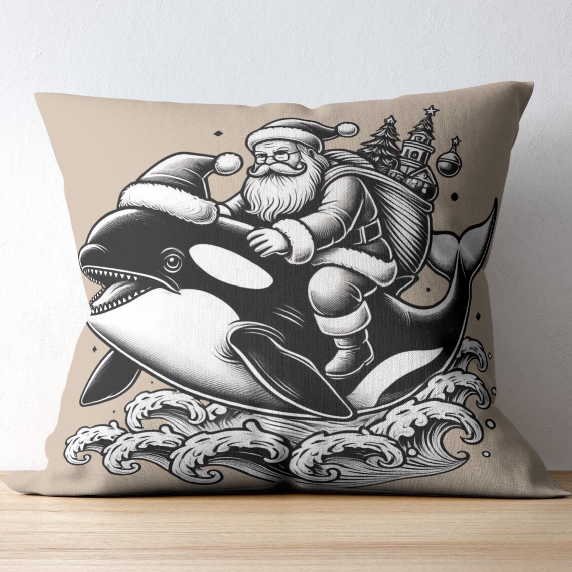 Orka Svg, Santa Png, Santa Face Pdf, Santa's Gift, Christmas Killer ...