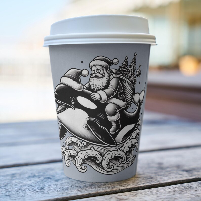 Orka Svg, Santa Png, Santa Face Pdf, Santa's Gift, Christmas Killer ...