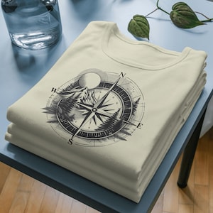 Compass Mountain SVG- Adventure Compass PNG - Nature Explorer Clipart ...