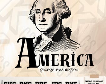 Cartoon George Washington Download - Founding Father Clipart, USA ...