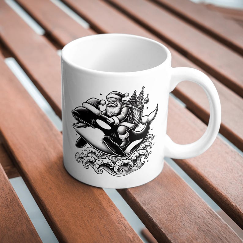 Orka Svg, Santa Png, Santa Face Pdf, Santa's Gift, Christmas Killer ...