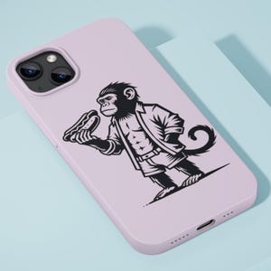 Monkey Eating A Hot Dog Svg& Png - Cool Monkey Svg - Funny Animal Art ...