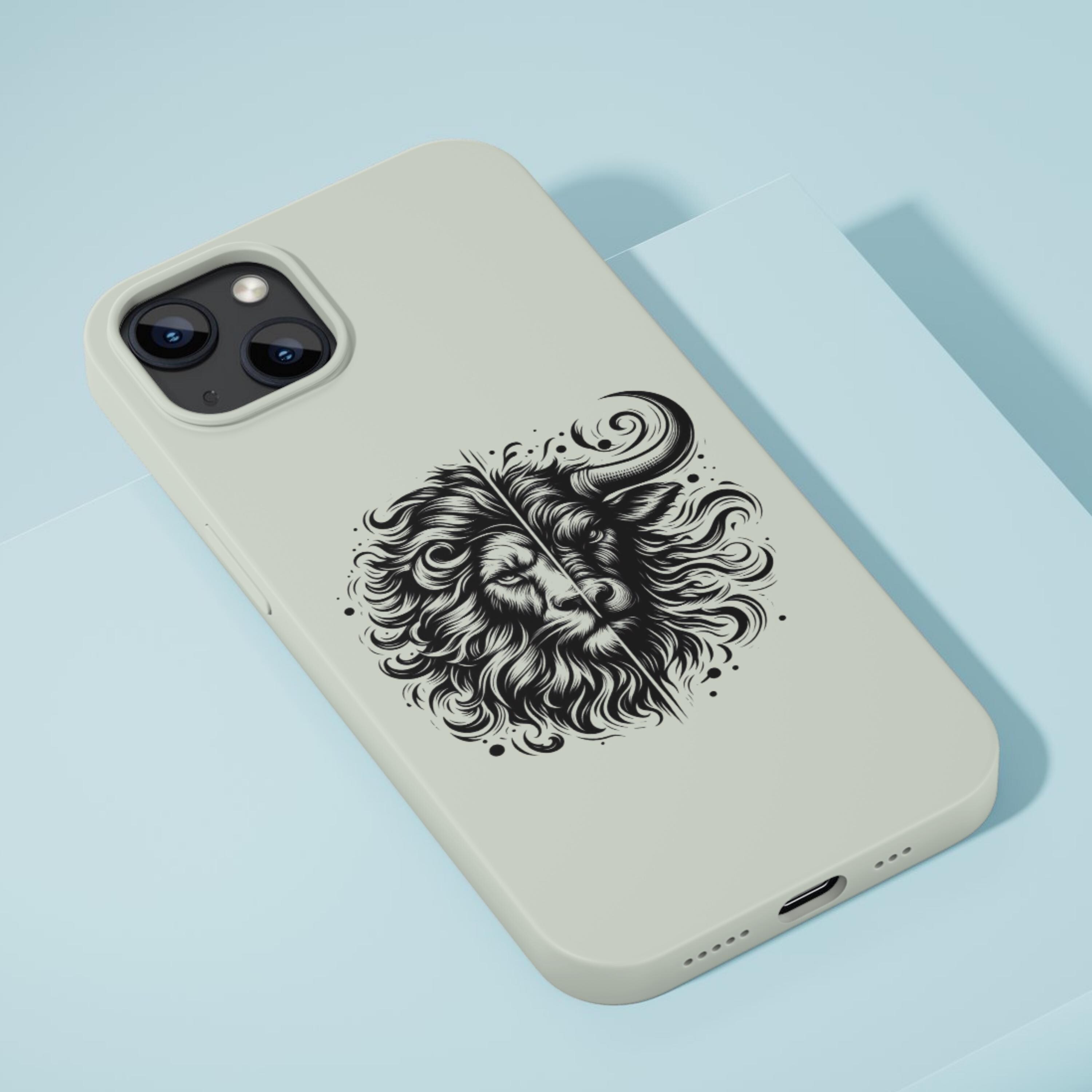 Leo Taurus Half Face SVG - Zodiac Lion Bull Clipart -leon Head ...