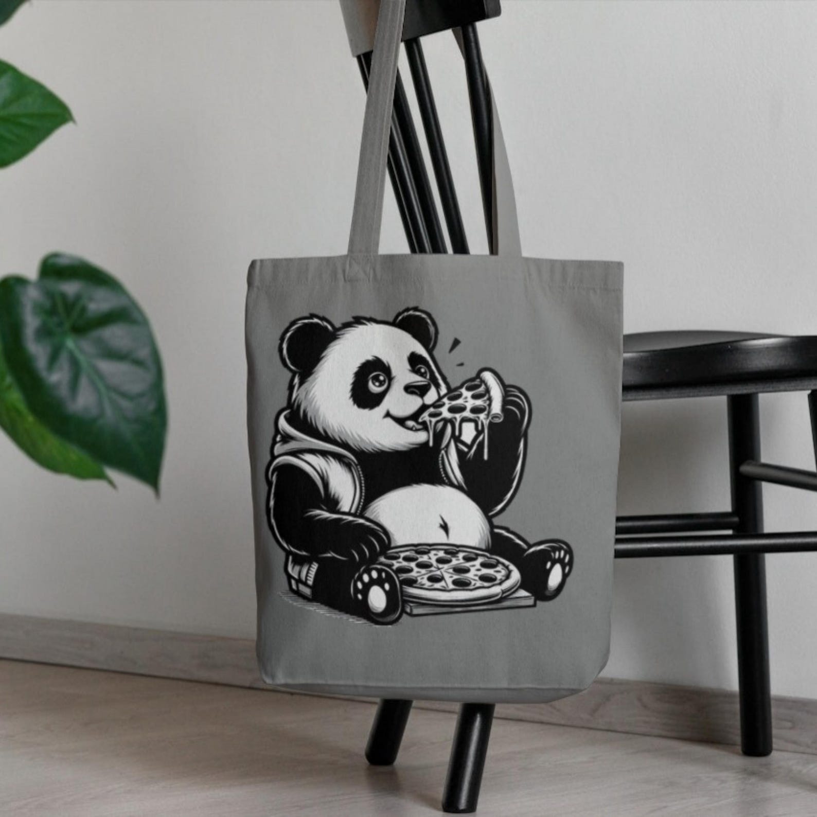 Panda Eating Pizza Svg - Fat Panda Clipart - Cute Panda Svg - Funny ...