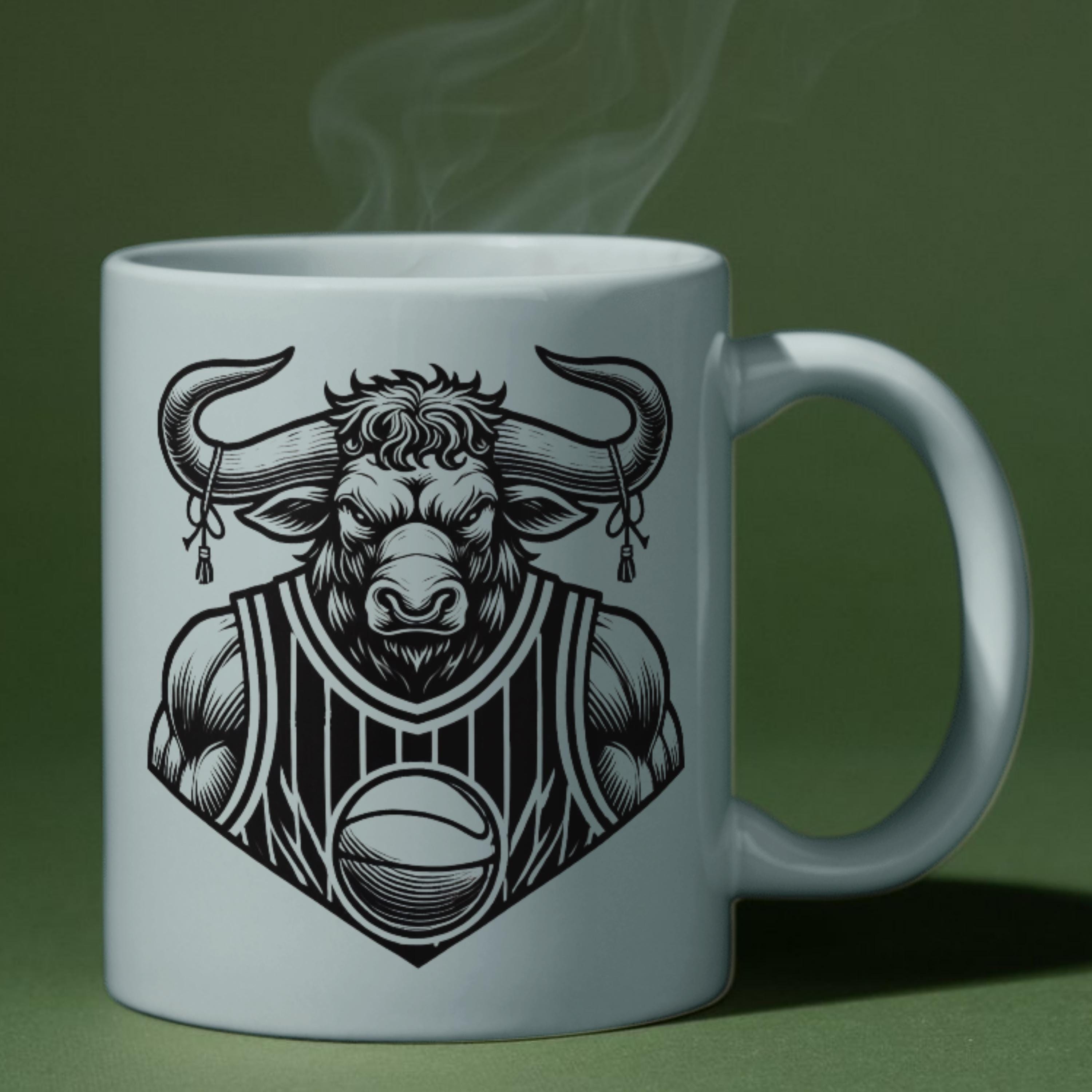Minotaur İn Basketball Uniform Svg & Png - Mythical Creature Svg ...