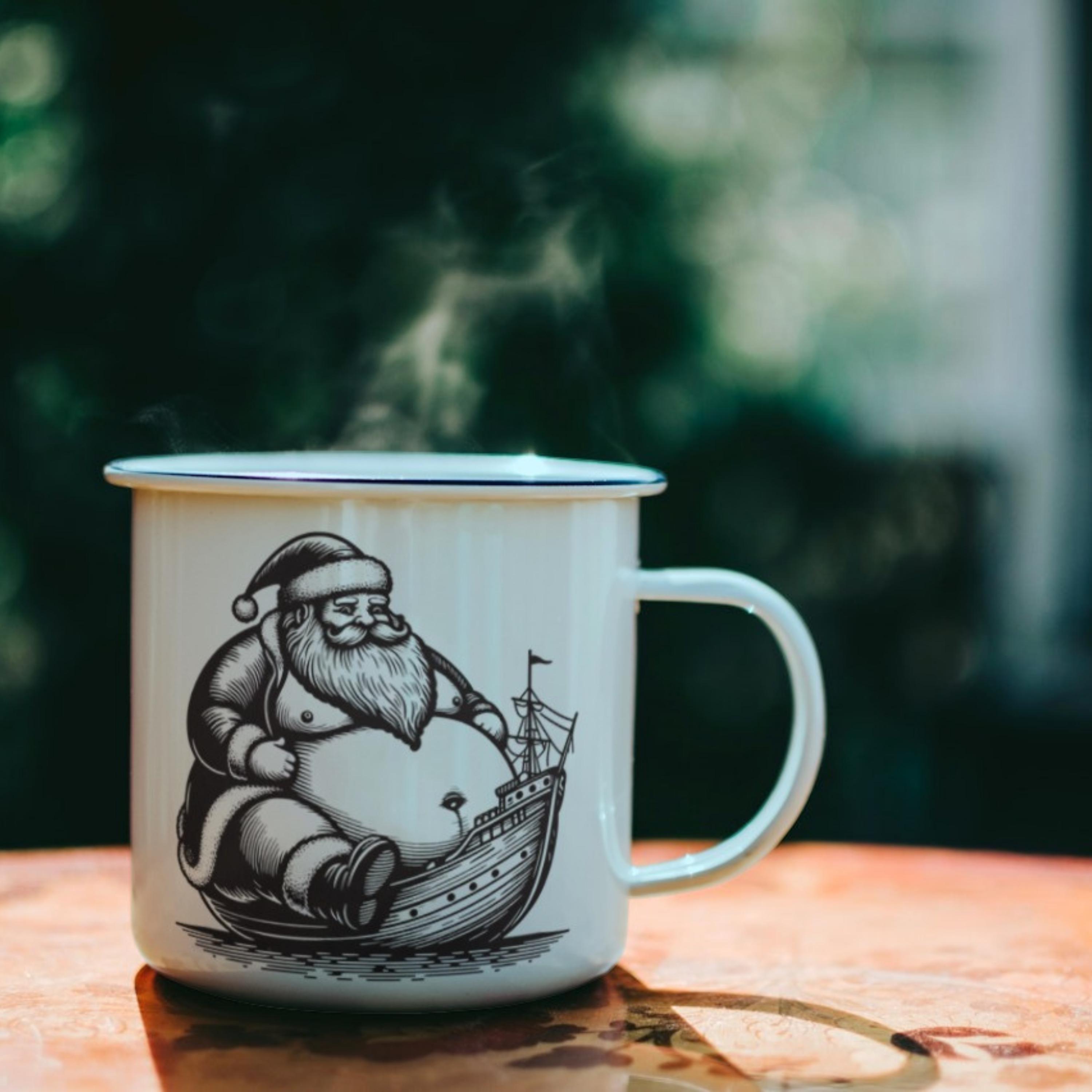 Fat Santa Svg, Santa Face Png, Sea Art Dxf, Ship Adventure Png, Santa ...