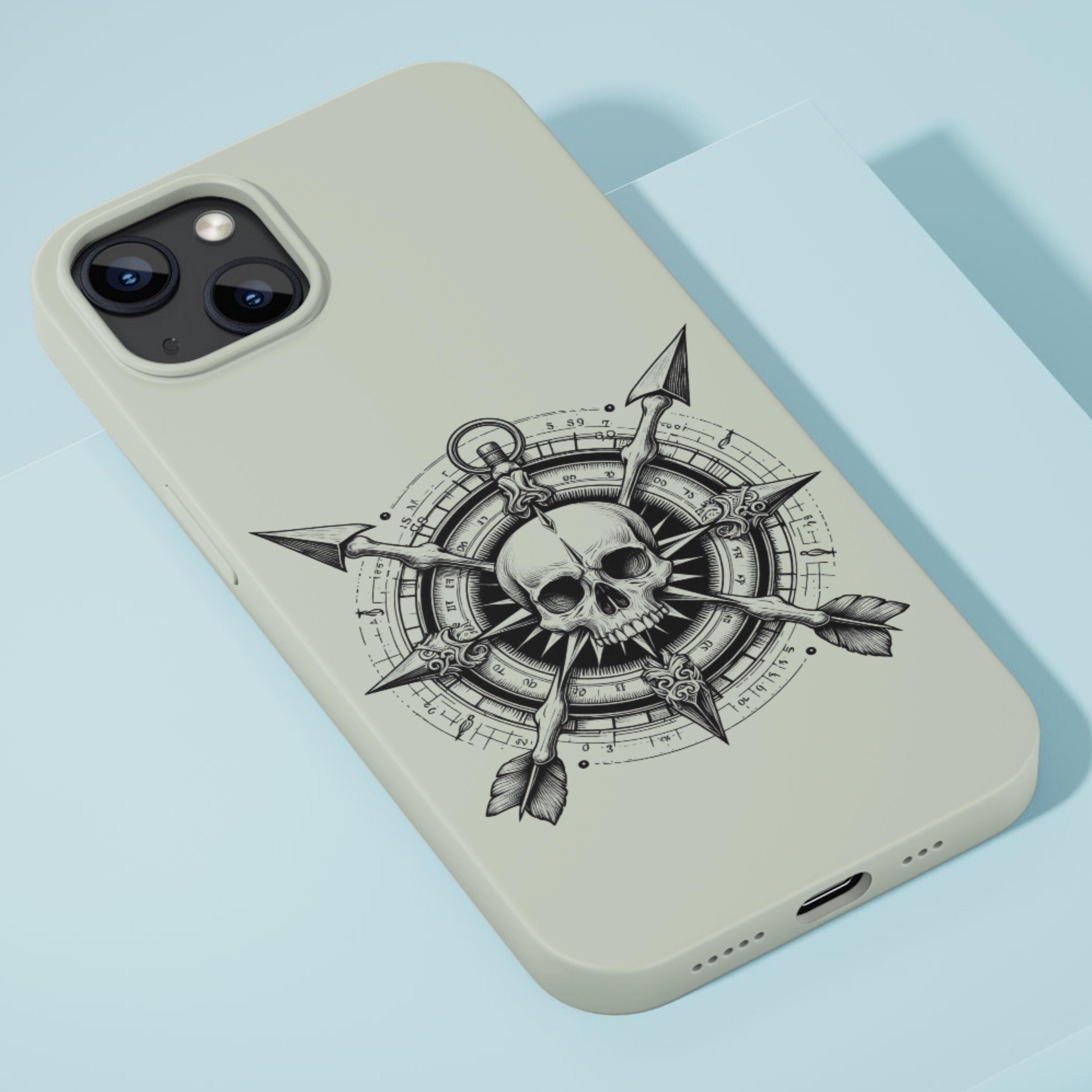 Skull Compass Svg - Pirate Compass Svg - Gothic Skull Digital Art ...