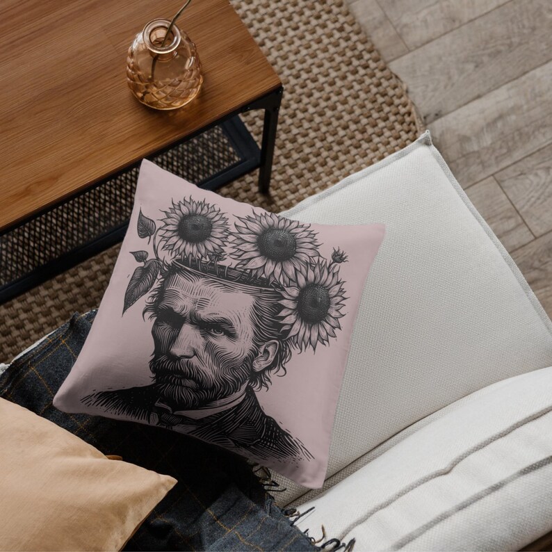 Vincent Van Gogh Svg - Van Gogh and Sunflowers Svg - Painter Portrait ...