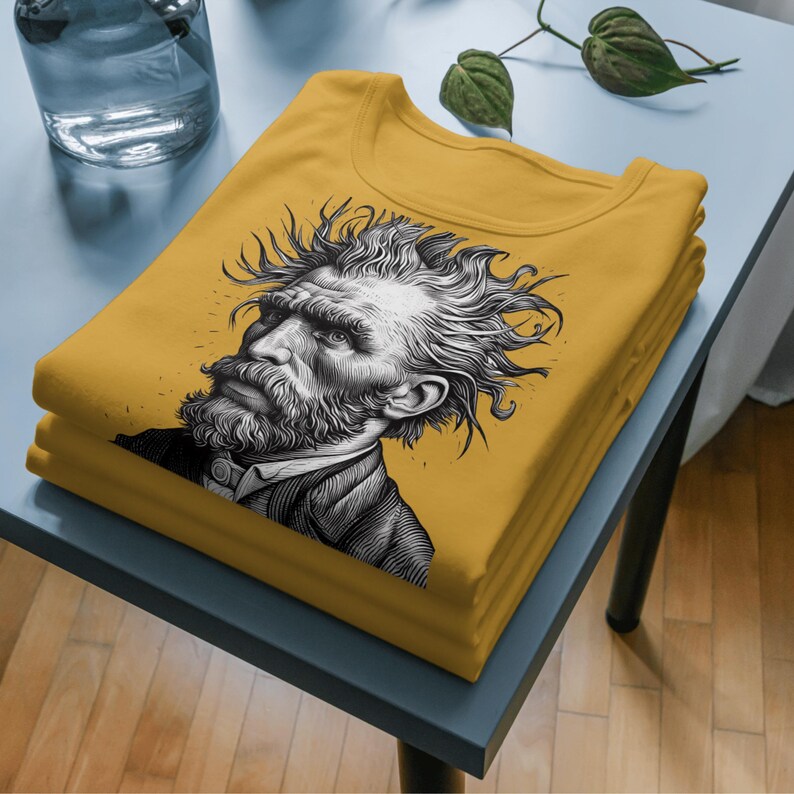 Vincent Van Gogh Svg - Van Gogh Detailed Drawing Svg - Van Gogh Starry ...