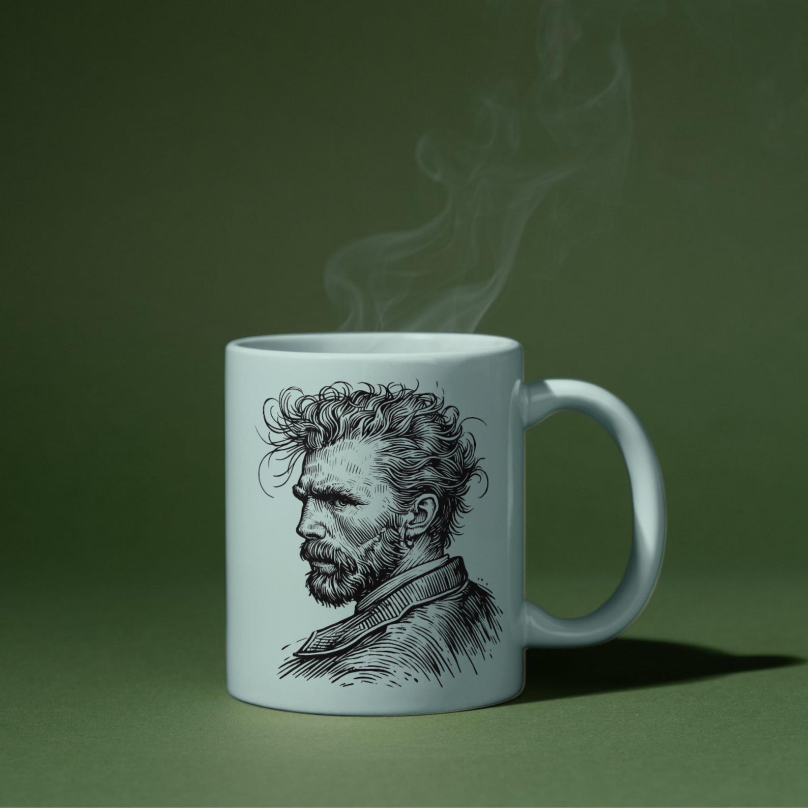 Vincent Van Gogh Svg - Van Gogh Style Portrait Svg - Starry Nıght Art ...