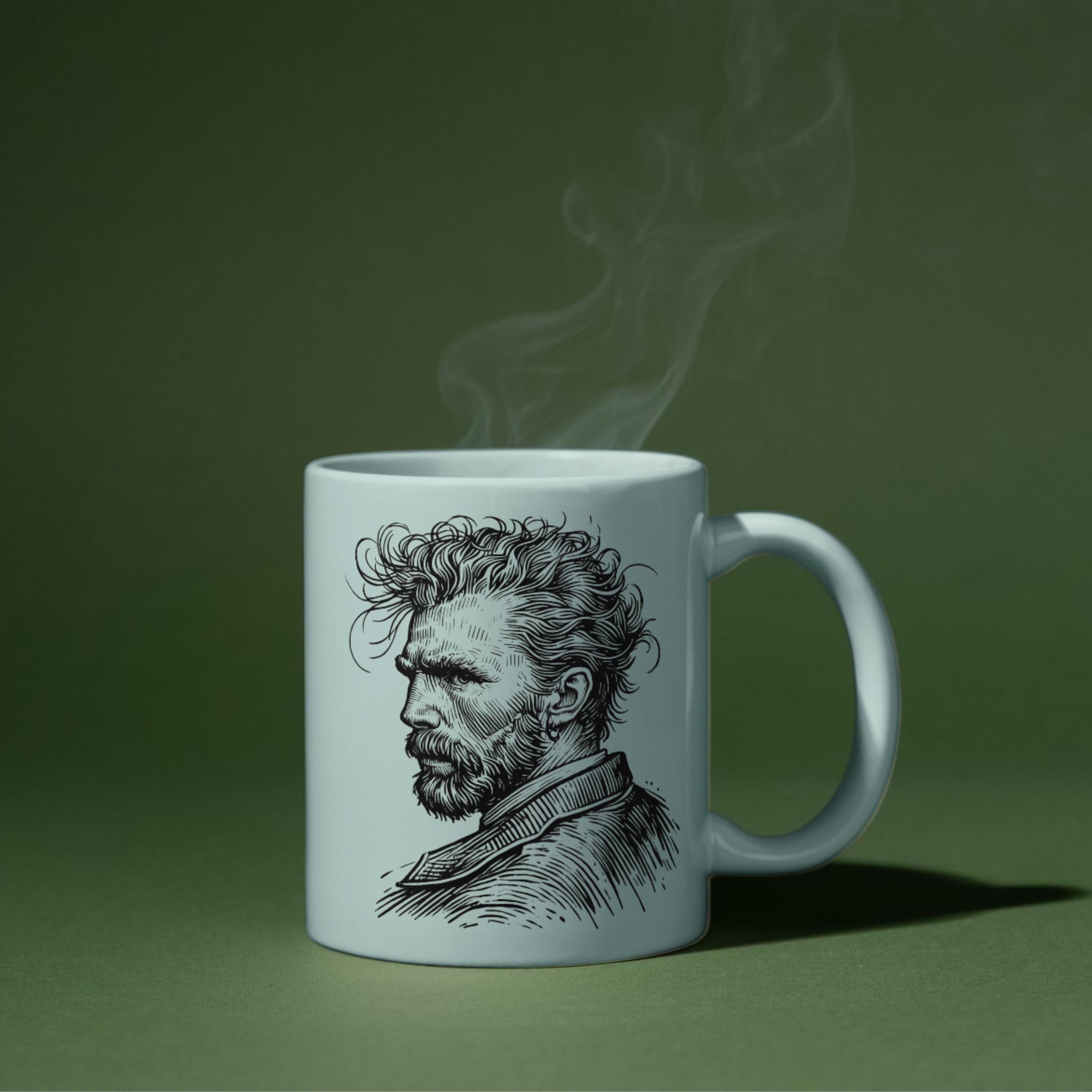 Vincent Van Gogh Svg - Van Gogh Style Portrait Svg - Starry Nıght Art ...