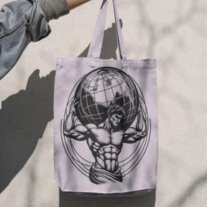 Greek Titan Atlas SVG - Mythology Strength Clipart - Atlas Holding ...