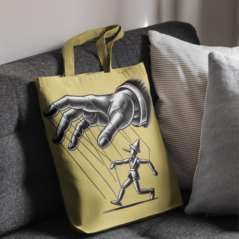 A Huge Hand Controls the Puppet Svg & Png Puppet Print Svg Puppet ...