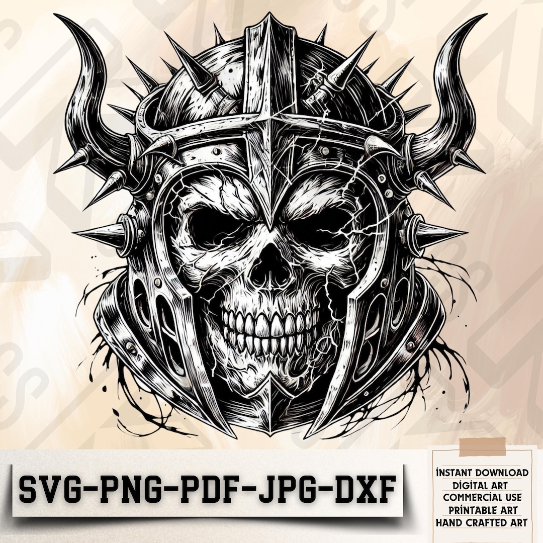 Medieval Skull Helmet Skull Clipart Devil Skull Png Scary Skull Png ...