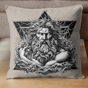 Zeus Svg - Greek God Digital Art - Mythology God Svg - Olympian God ...