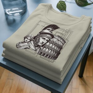 Roman Warrior Digital Art - Gladiator SVG - Colosseum Clipart -hoplit ...
