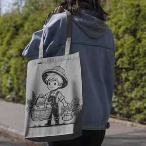 Farmer Boy Svg Png - Farmer Clipart - Gardening Clipart - Kid Holding ...