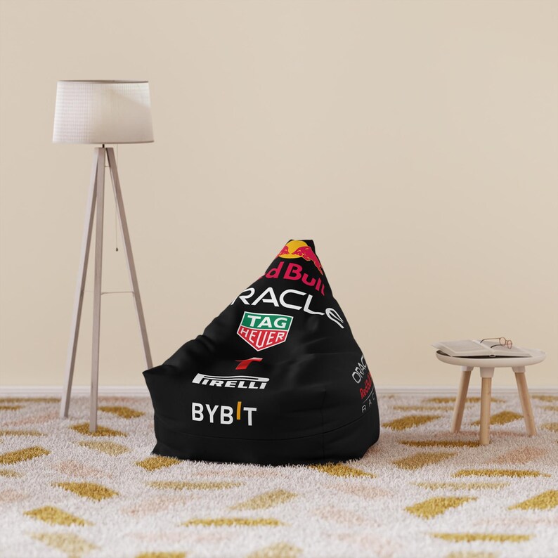 Red Bull F1 Bean Bag Chair Redbull Formula 1 Fan Merch Home Decor for ...