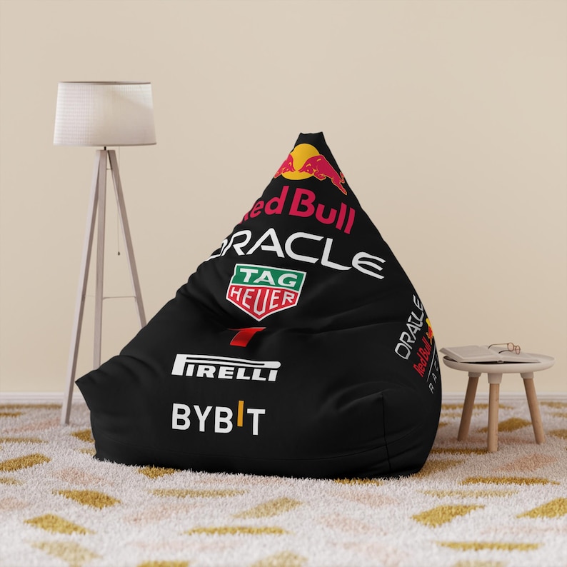 Red Bull F1 Bean Bag Chair Redbull Formula 1 Fan Merch Home Decor for ...