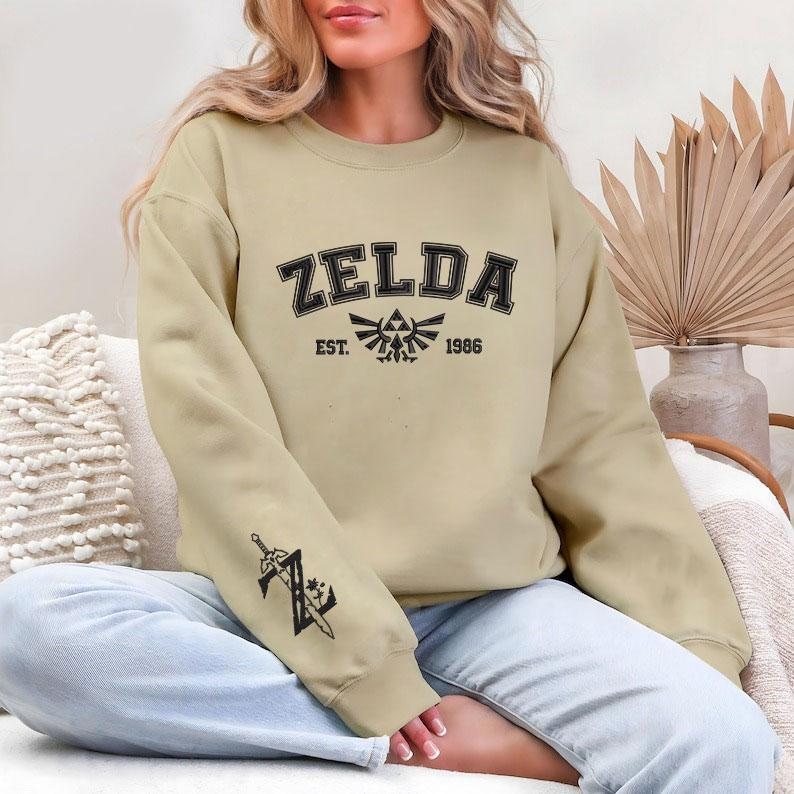 Embroidered Legend of Zelda Sweatshirt, Tears of the Kingdom Hoodie ...