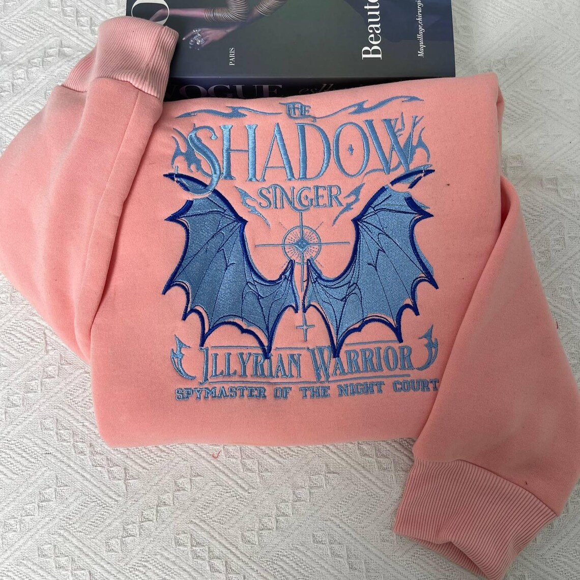 Shadow Singer Embroidered Sweatshirt, SJM Shirt, Acotar Cassian ...