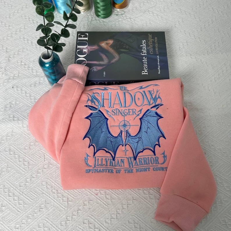 Shadow Singer Embroidered Sweatshirt, SJM Shirt, Acotar Cassian ...