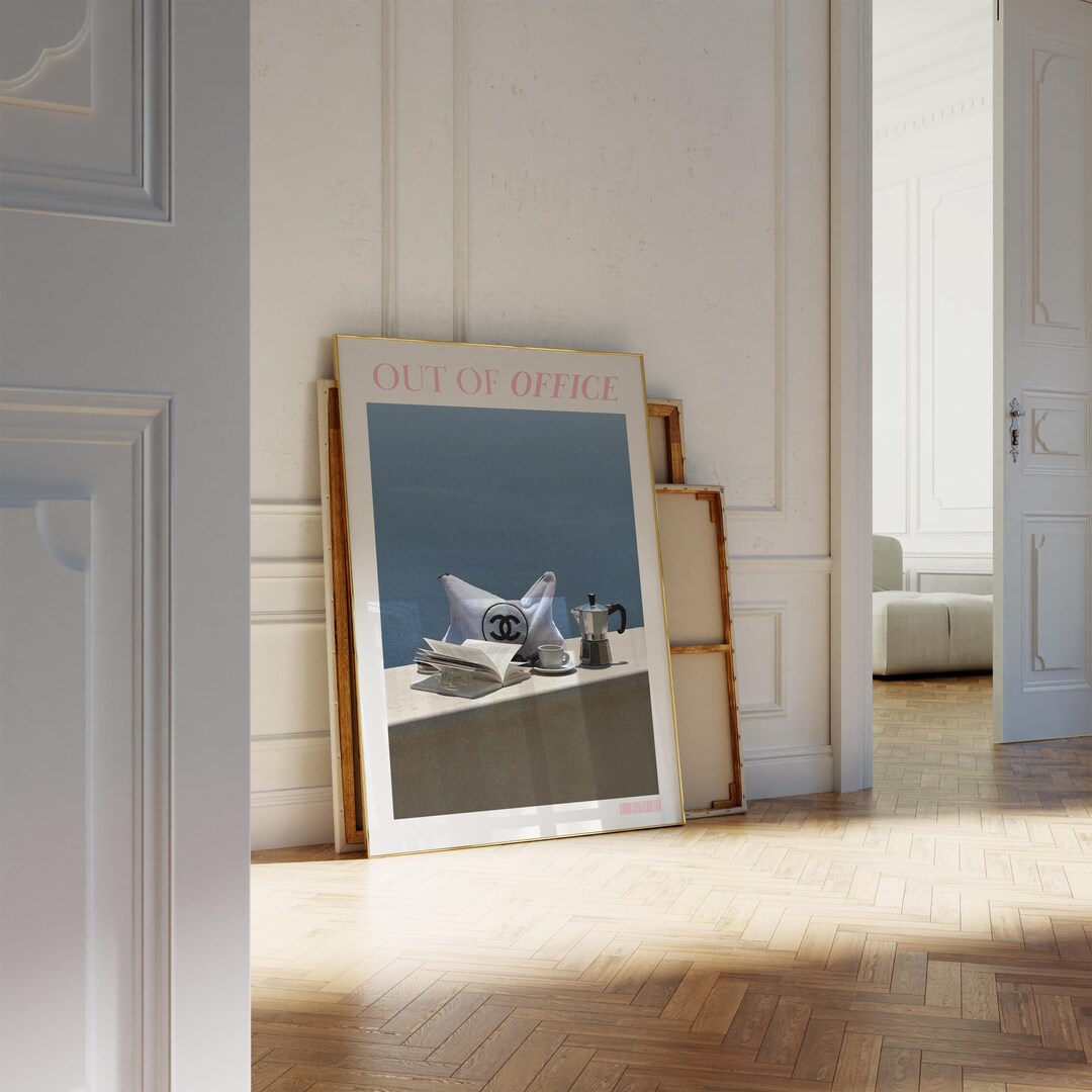 Out of Office Poster, Out of Office Summer Print, Newspapers Magazine ...