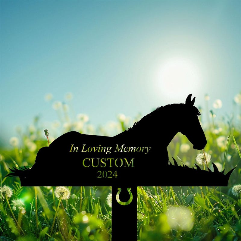 Horse Memorial - Etsy