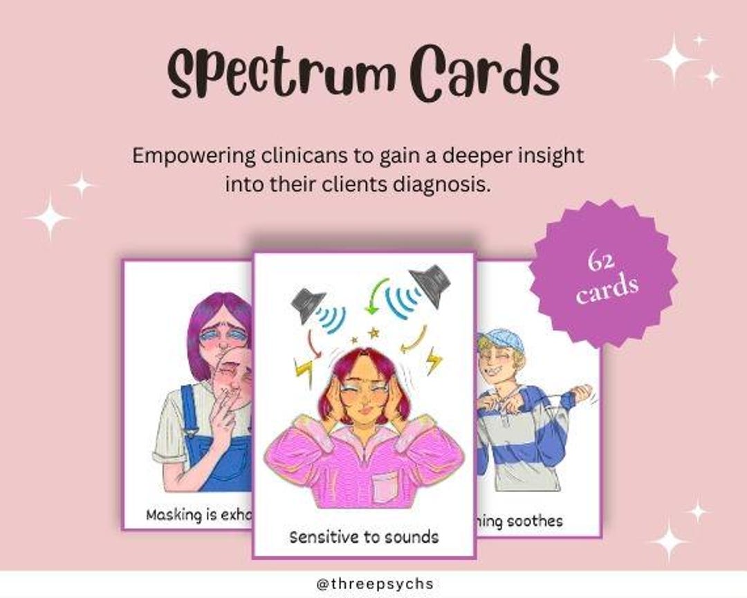 Spectrum Cards - Autism Identity, Empowering Autistic Girls, Autism ...