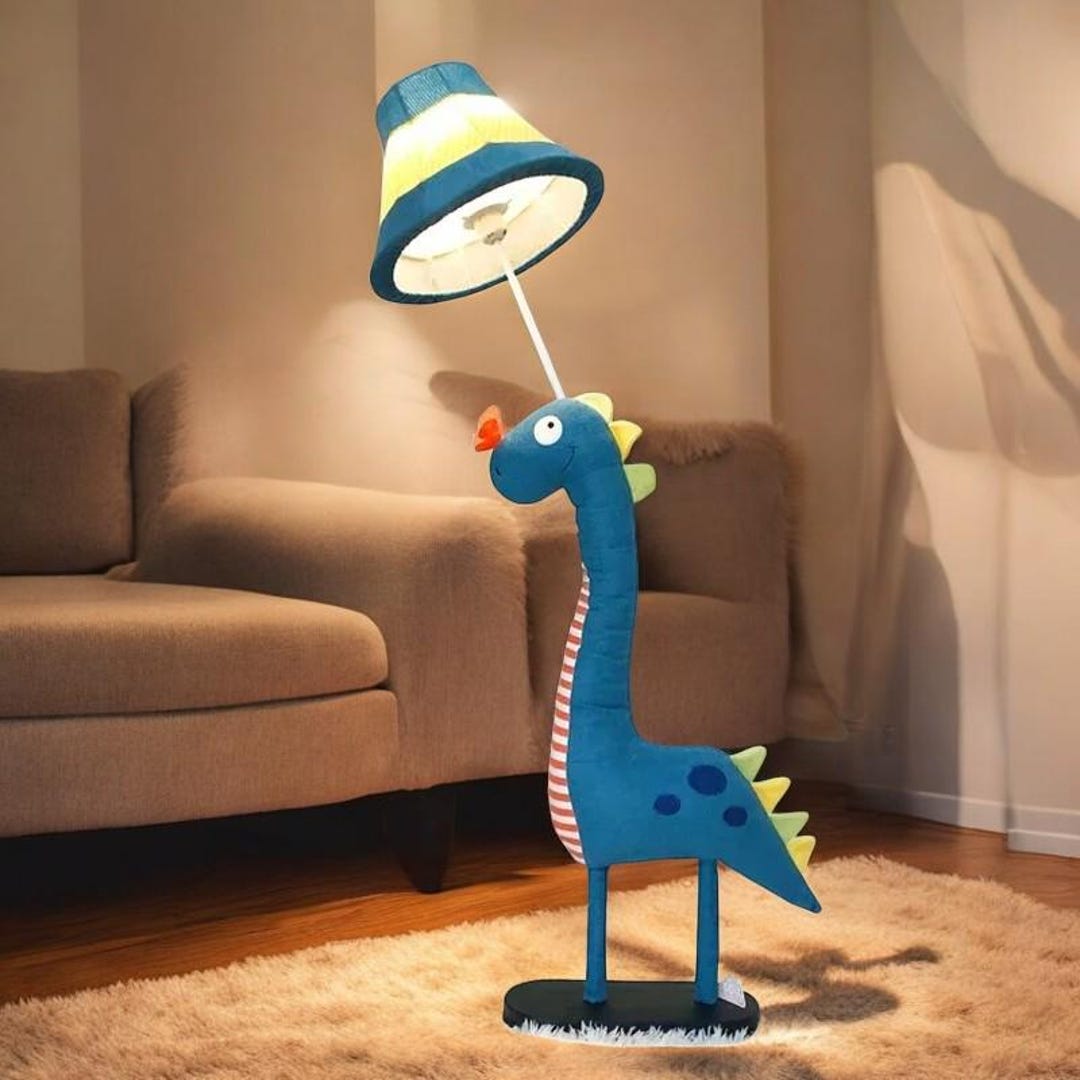 Luximals Dinosaur Brontosaurus Children's Floor Lamp Cartoon Decoration ...