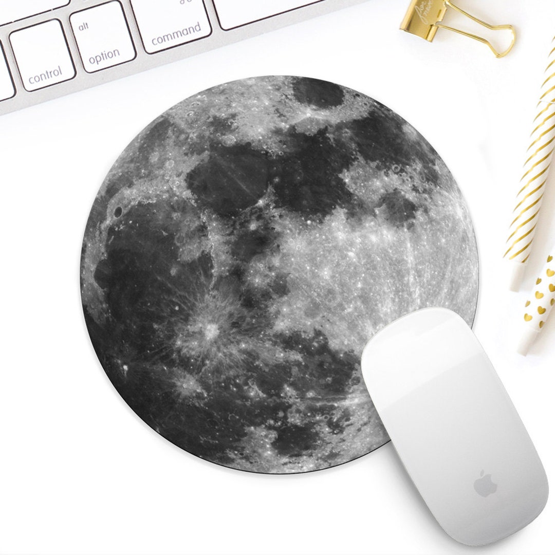 Moon Mouse Pad, Full Moon Mouse Pad, Moon Surface Mouse Pad, Moon ...