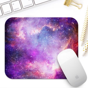 Colorful Galaxy Mouse Pad, Cosmic Watercolor Nebula Mousepad, Outer ...