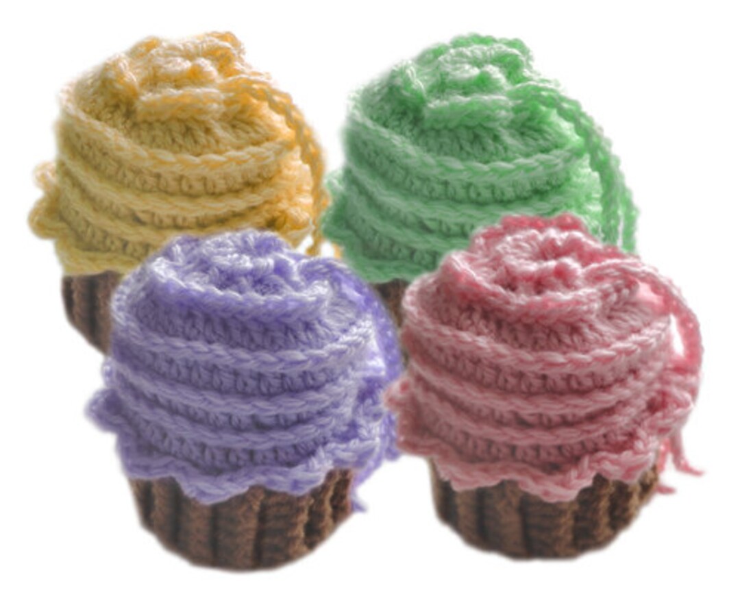 Cupcake Drawstring Bag - PDF Crochet Pattern - Instant Download - Etsy