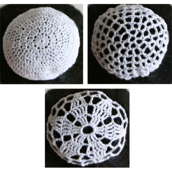 Ballet Bun Cover Crochet Pattern 685 (C26688) Crochet Bun Cover With
