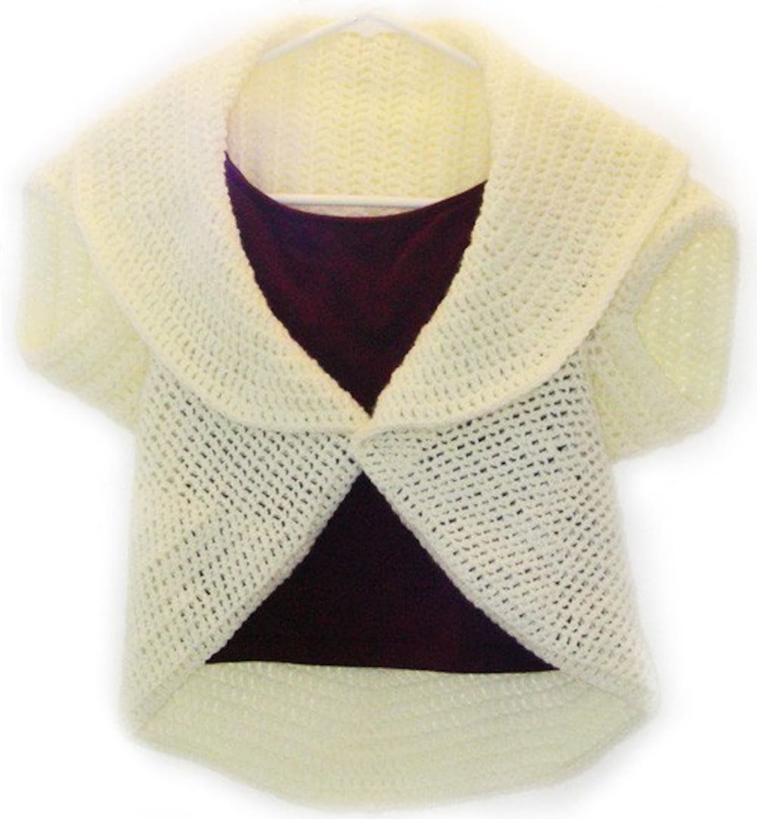 Circular Shrug - PDF Crochet Pattern - Instant Download - Etsy