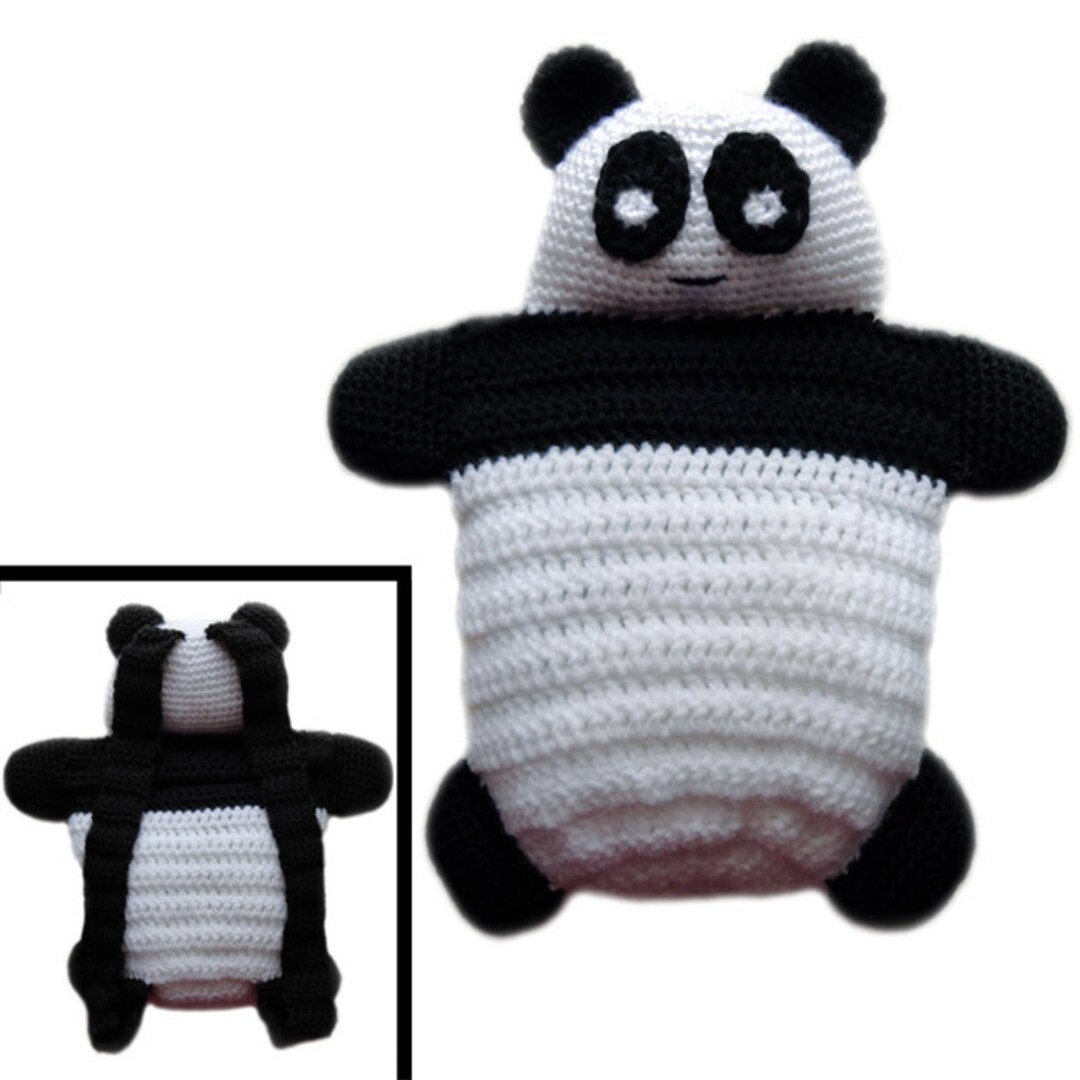 Panda Bear Backpack - PDF Crochet Pattern - Instant Download - Etsy