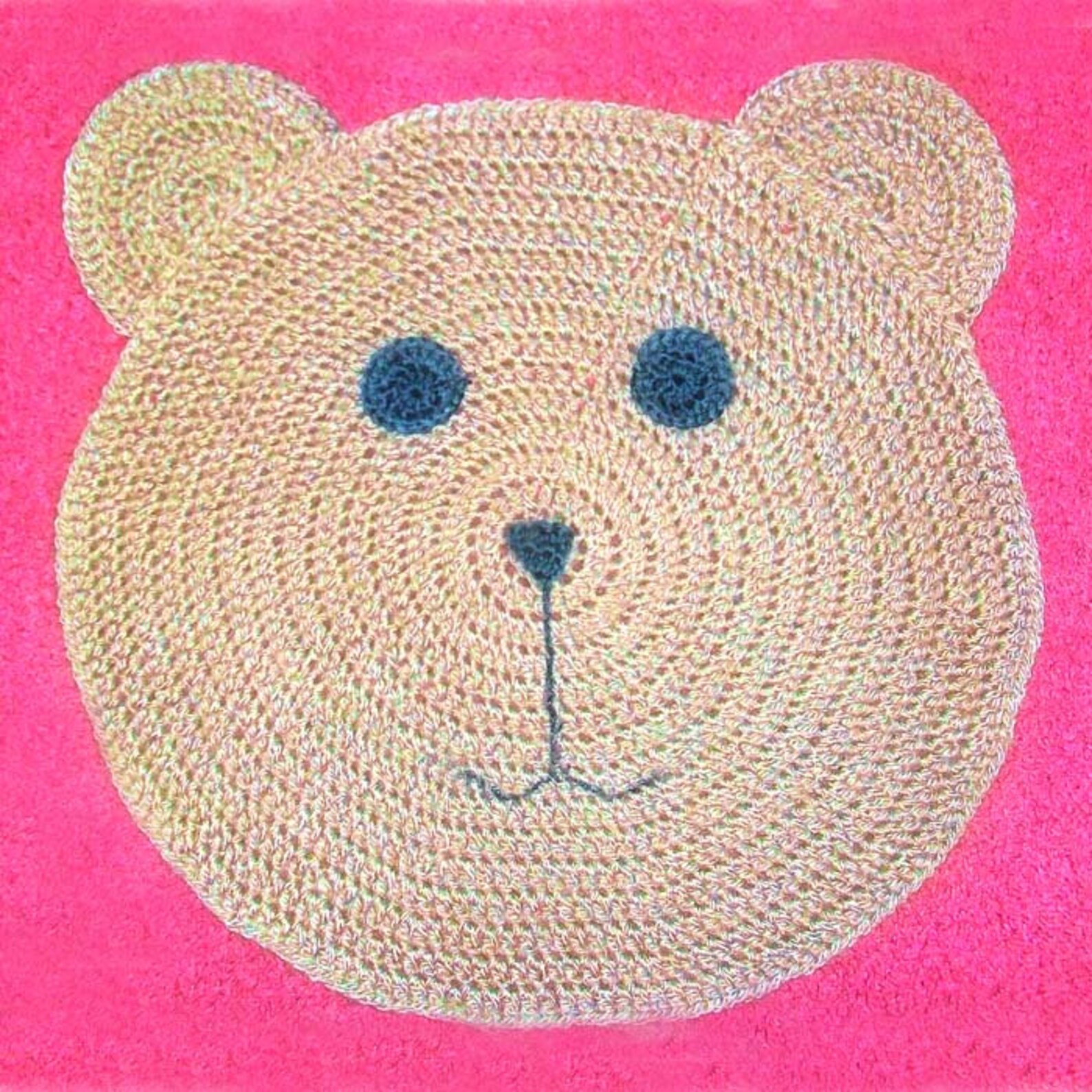 Teddy Bear Rug PDF Crochet Pattern Instant Download - Etsy