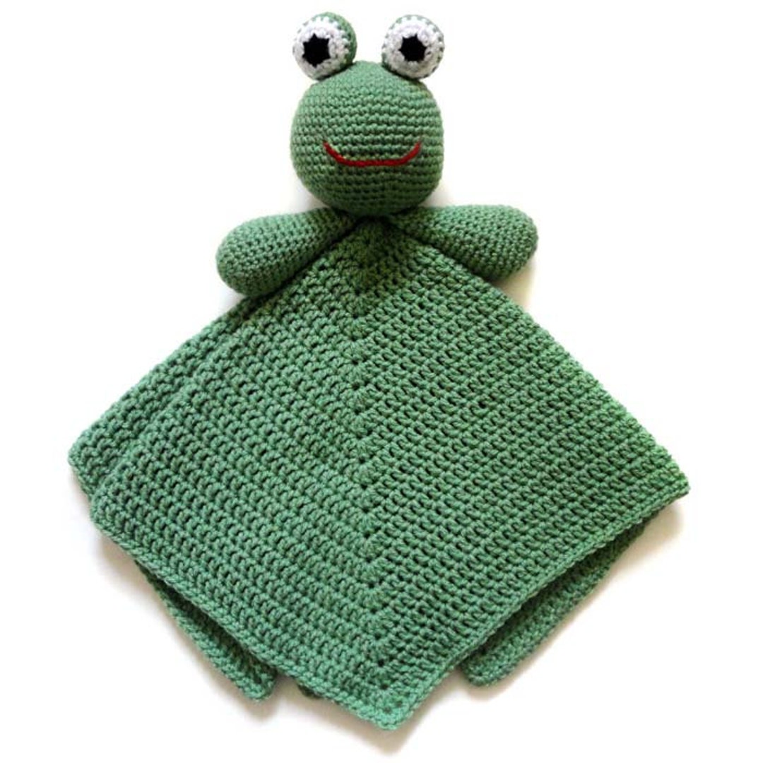 Frog Security Blanket - PDF Crochet Pattern - Instant Download - Etsy