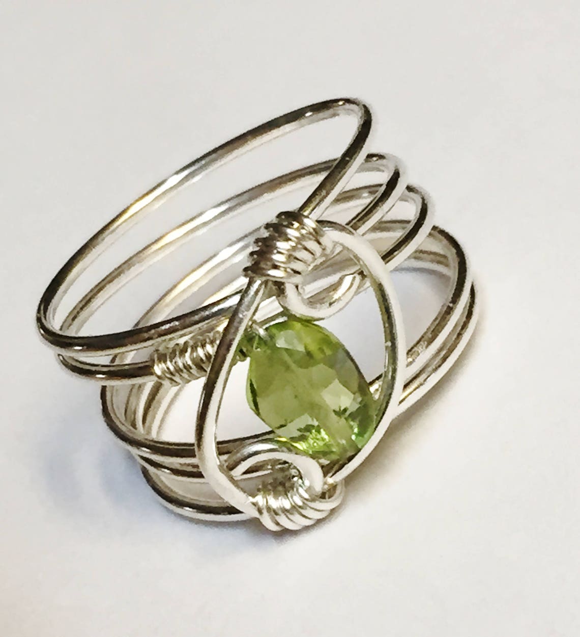 Peridot Ring, August Birthstone, Peridot Jewelry, Peridot Gemstone Ring ...