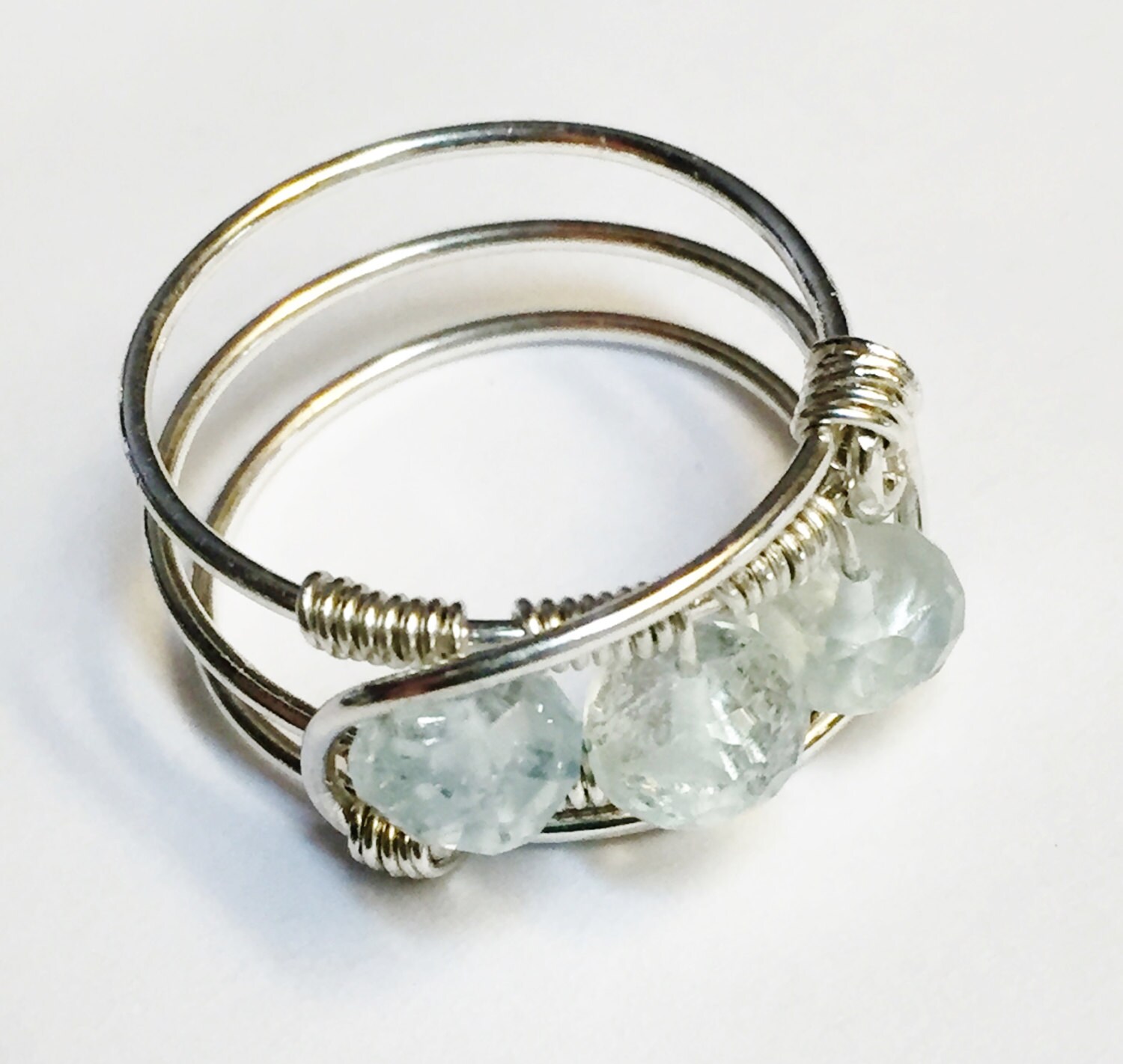 March Birthstone March Birthday Aquamarine Ring Aquamarine | Etsy