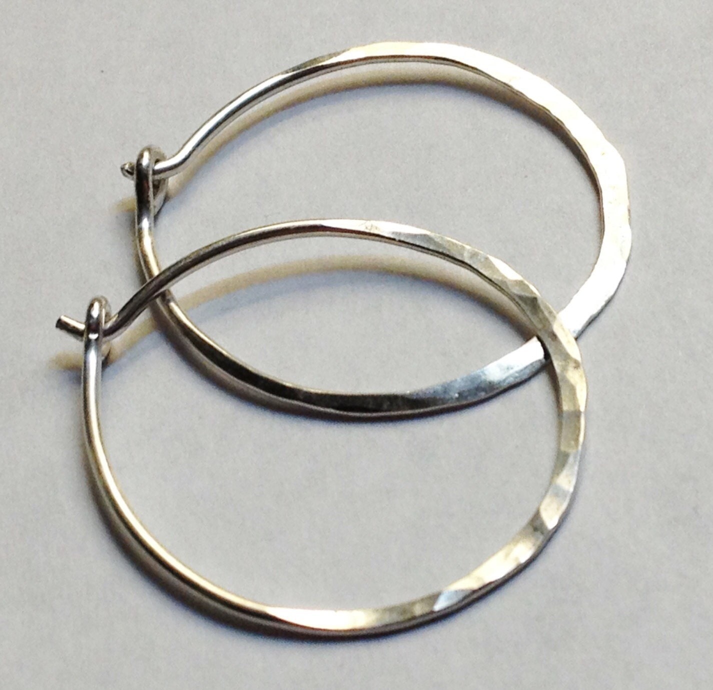 Sterling Silver Hoop Earrings 925 Sterling Silver Hoop | Etsy