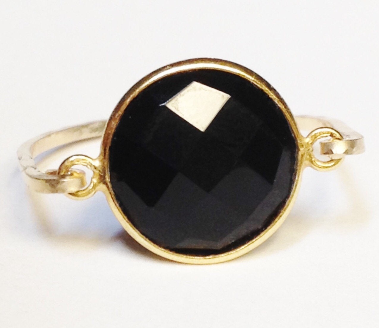 Black Onyx Ring Black Onyx Gemstone Gold Ring 14K Gold - Etsy