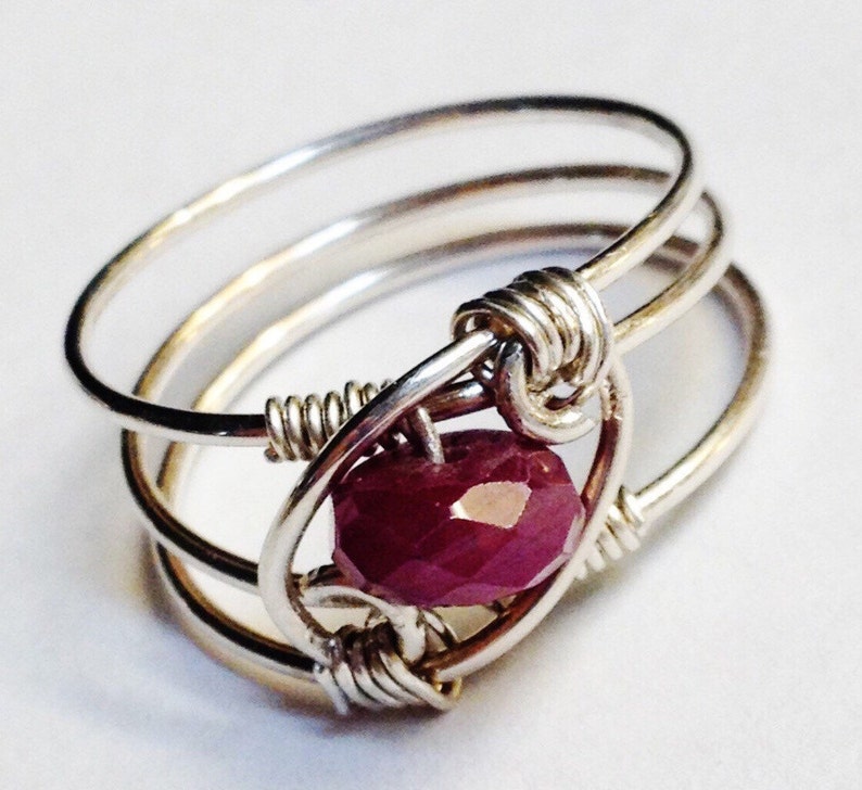 Ruby Ring Ruby Jewelry Ruby Gemstone Ring Red Ruby Ring - Etsy