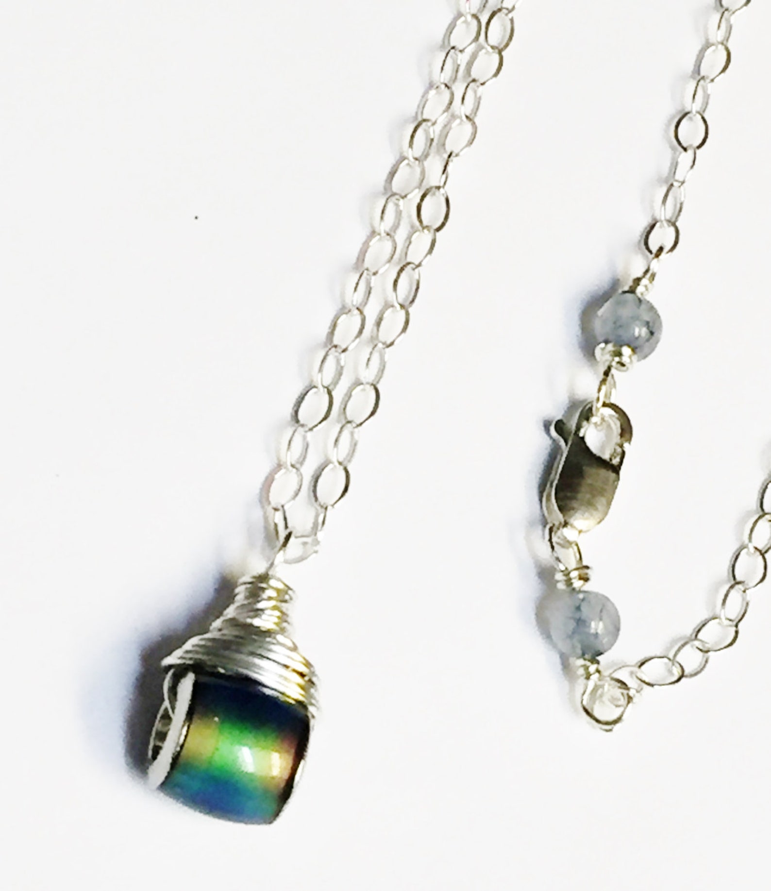 Mood Necklace Mood Jewelry Sterling Silver Mood Necklace or - Etsy